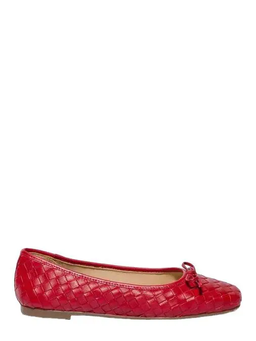 Bernardo Gwynn Woven Ballet Flat - Red