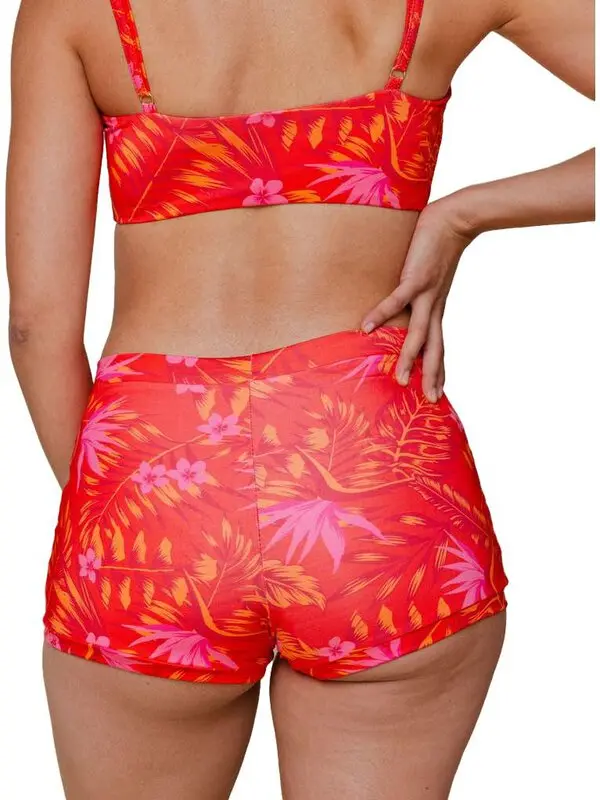 KITTY AND VIBE Boyshort Bikini Bottom - Maui
