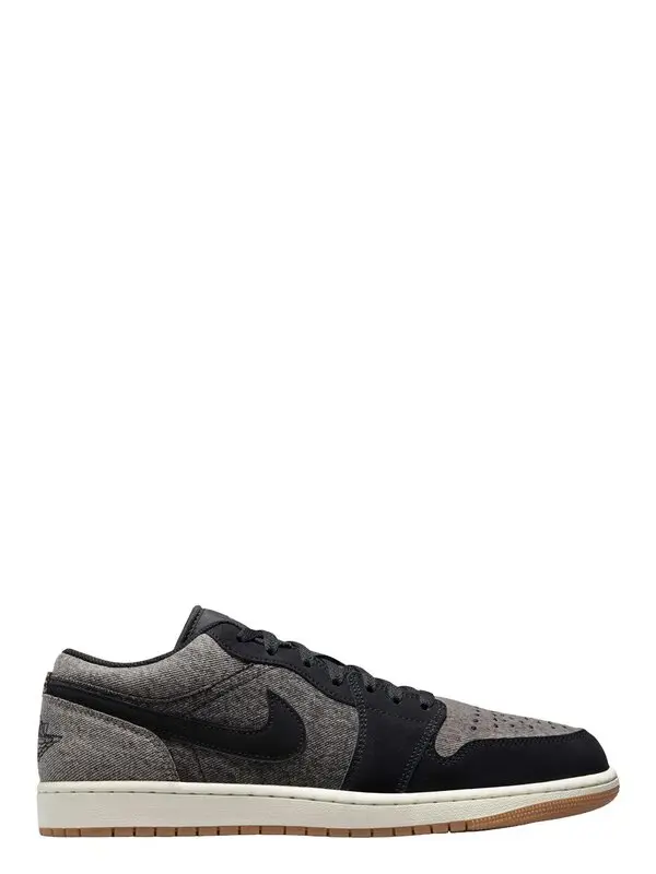 JORDAN 1 Low Denim Sneakers - Black