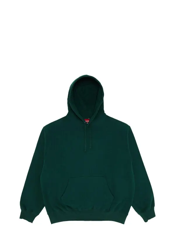 Supreme Satin Appliqué Hooded Sweatshirt - Green
