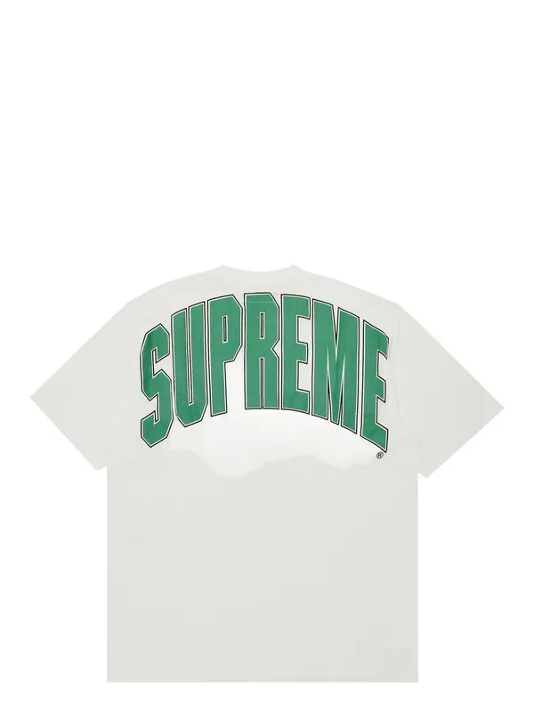 Supreme Cracked Back Arc Short-sleeve Top - White