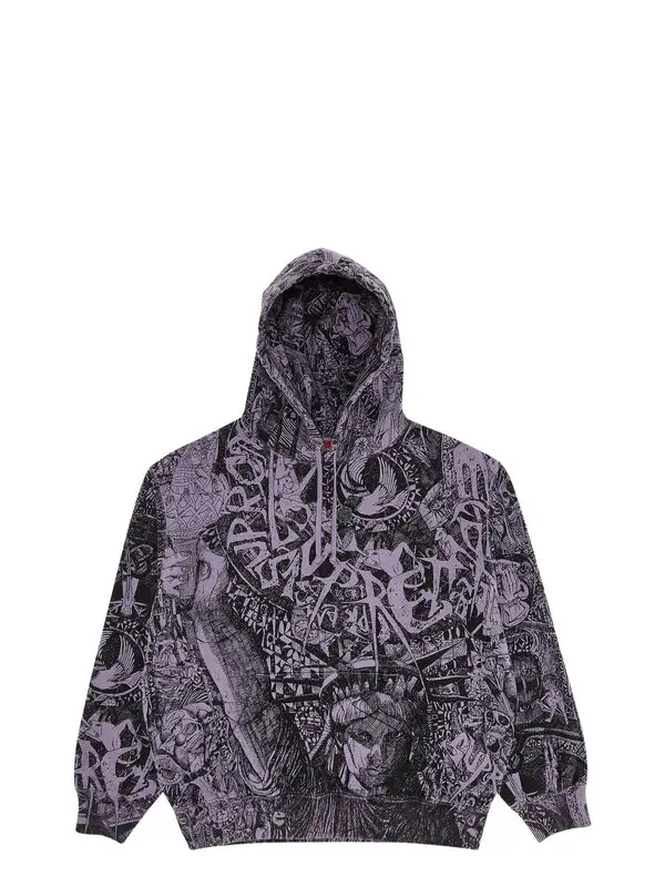 Supreme Liberty Hooded Sweatshirt - Purple