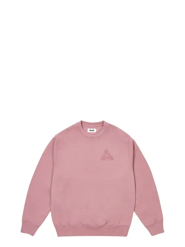 PALACE Spray Tri-ferg Crew 'dusty Mauve - Purple