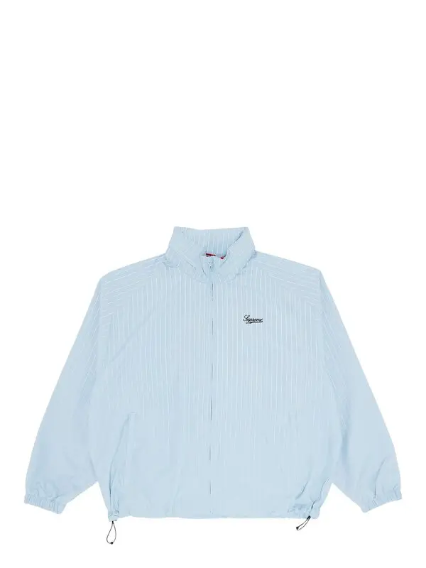 Supreme Reflective Pinstripe Track Jacket - Blue