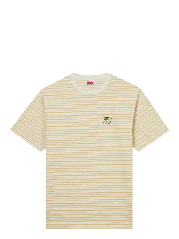 Kenzo Verdy Embroidered Classic T-shirt 'striped Jersey Golden - Yellow
