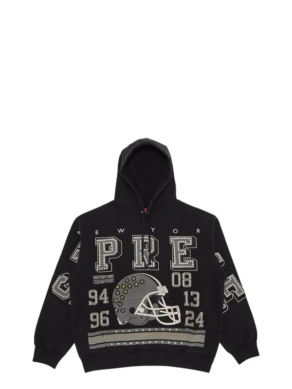 Supreme Champions Studded Hooded Sweatshirt - Black