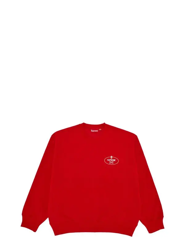 Supreme Crest Crewneck - Red