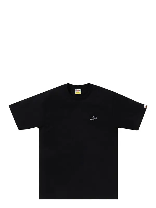 A BATHING APE Sta One Point Tee - Black
