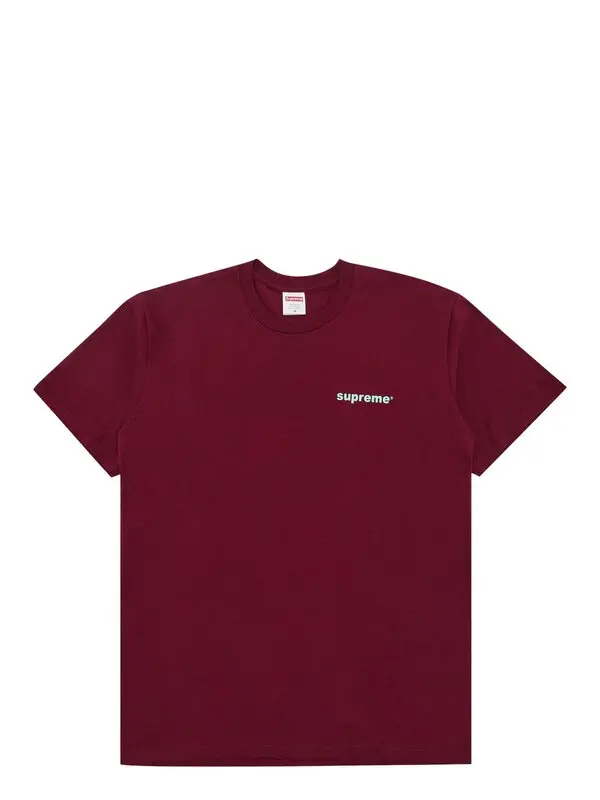 Supreme Fuck Money Tee 'cardinal - Red