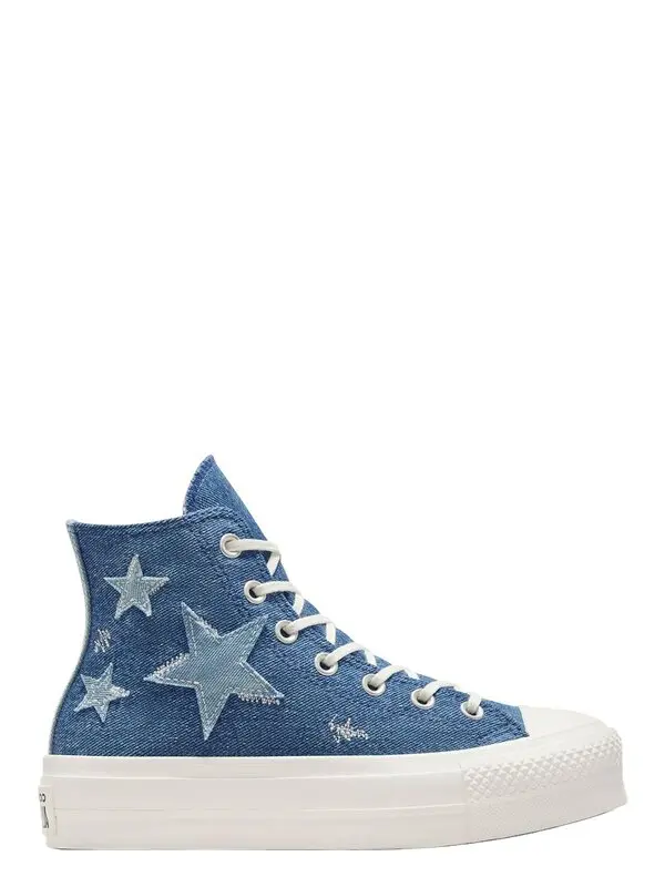 CONVERSE Chuck Taylor All Star Lift High Denim Sneakers - Blue