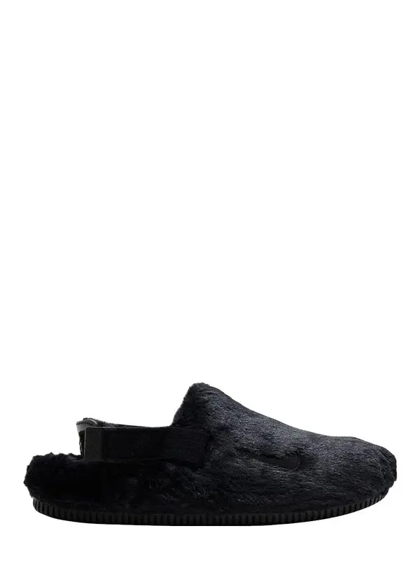 Nike Calm Mule Se 'triple Fur - Black