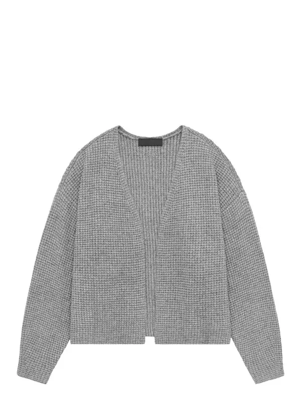 Fear Of God Heavy Waffle Cardigan - Grey