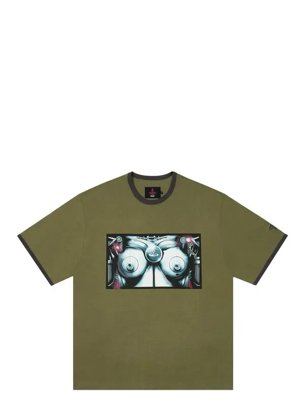 PALACE X Vivienne Westwood Ringer T-shirt 'olive - Green