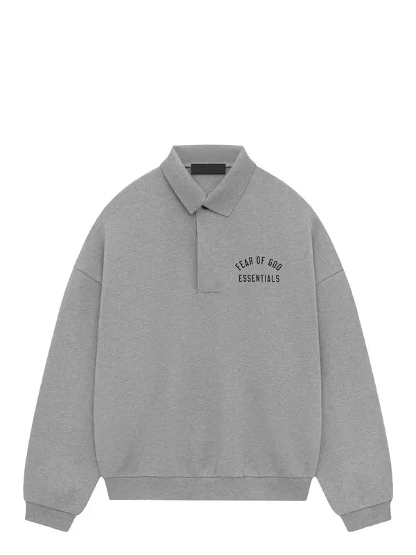 Fear Of God Fleece Polo - Grey