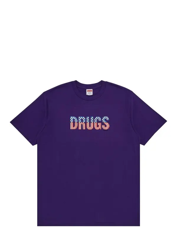 Supreme Drugs Tee - Purple