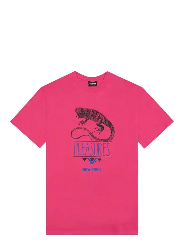 PLEASURES Fear Heavyweight T-shirt - Pink