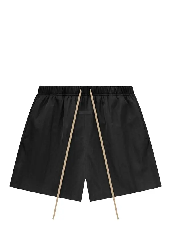 Fear Of God Textured Nylon Soccer Short - Black