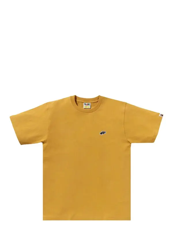 A BATHING APE Sta One Point Tee - Yellow