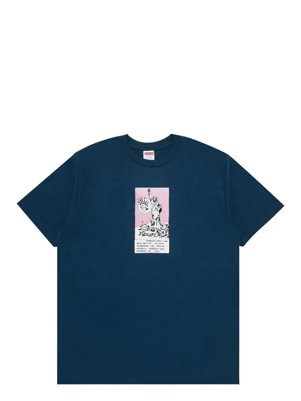 Supreme Liberty Tee 'indigo - Blue