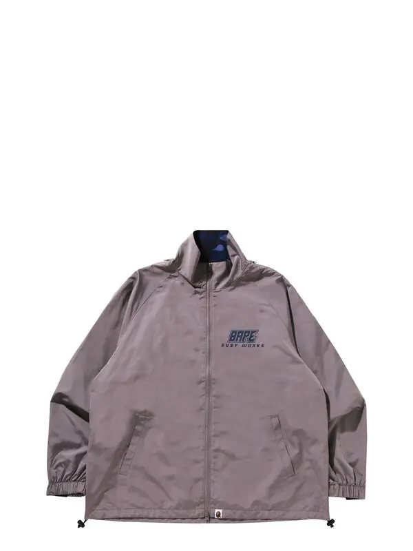 A BATHING APE Color Camo Deformation Relaxed Fit Track Jacket - Grey