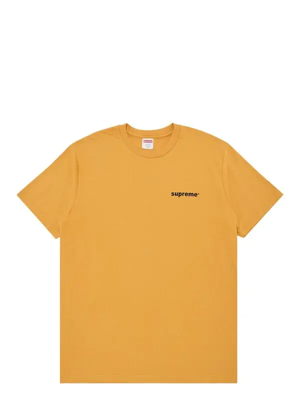 Supreme Fuck Money Tee 'mustard - Yellow