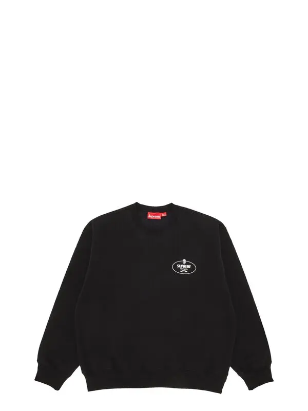 Supreme Crest Crewneck - Black