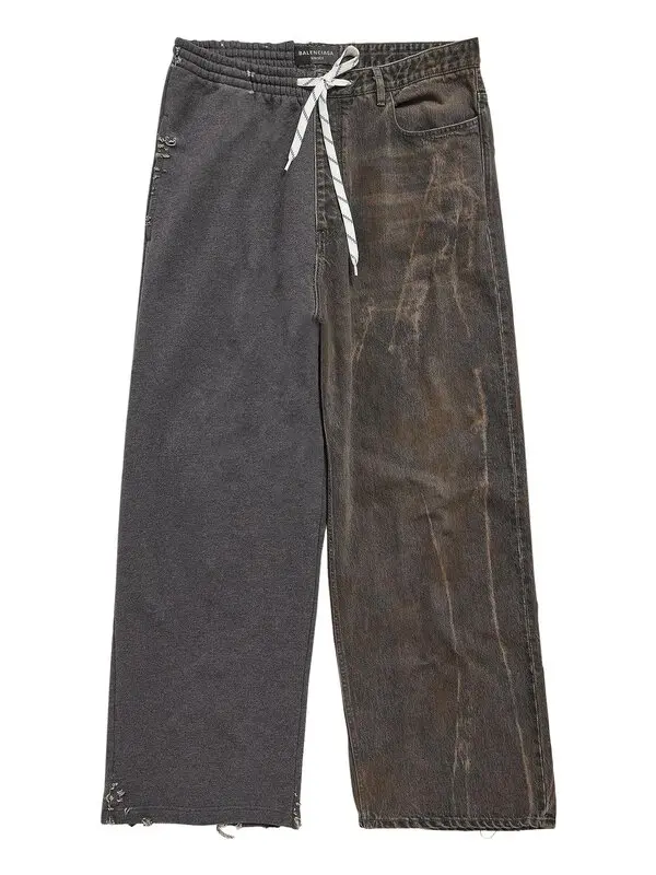 Balenciaga Hybrid Baggy Pants - Brown