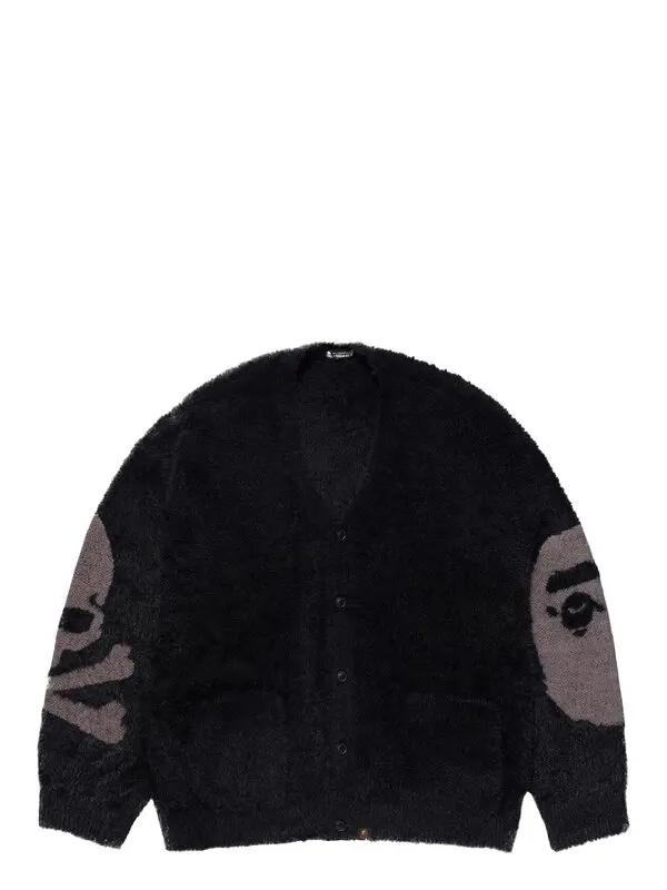 BAPE X Mmj Knit Cardigan - Black