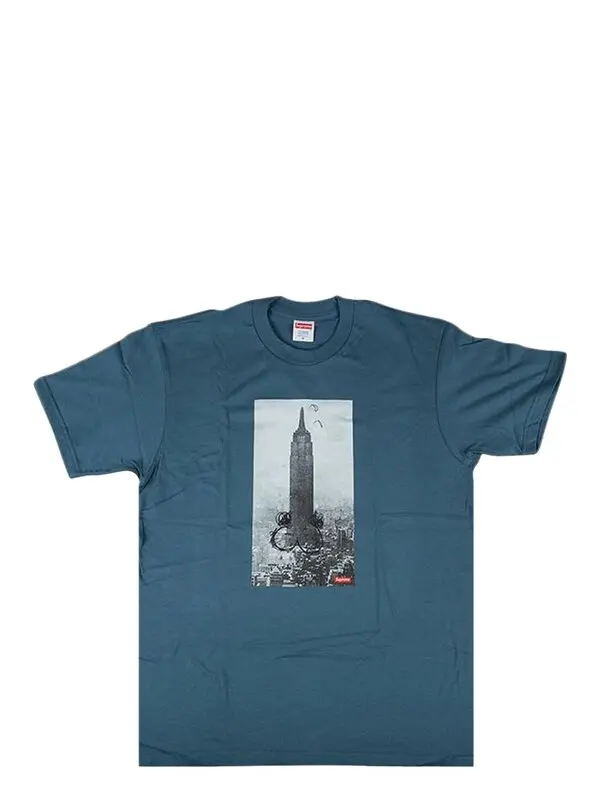 Supreme Mike Kelley The Empire State Building T-shirt 'slate - Blue