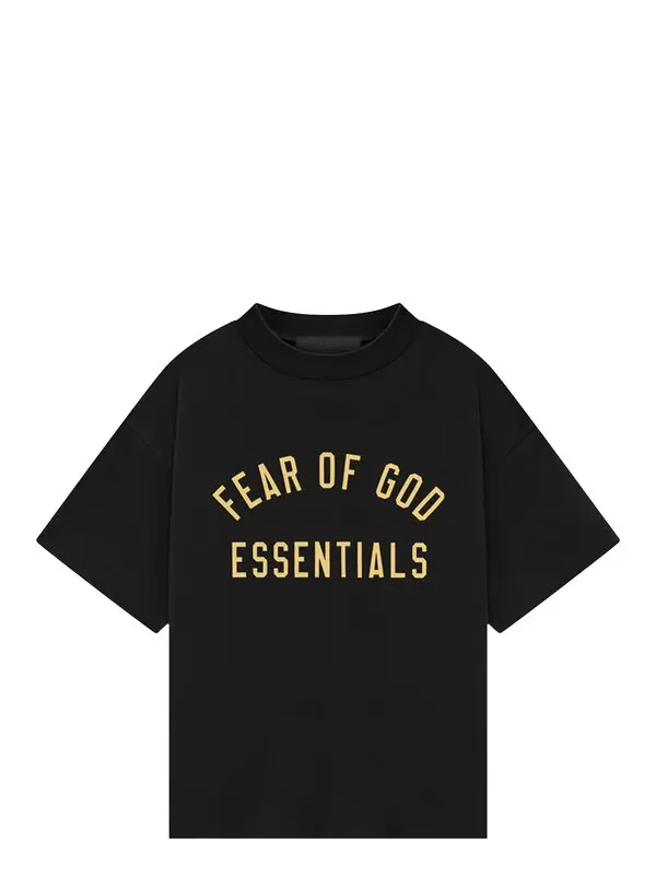 Fear Of God Tri-blend Crewneck Tee - Black