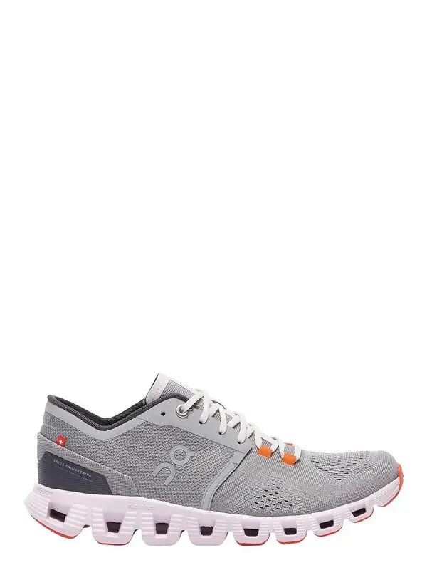 On Cloud X 3 Alloy Lily Sneakers - Grey