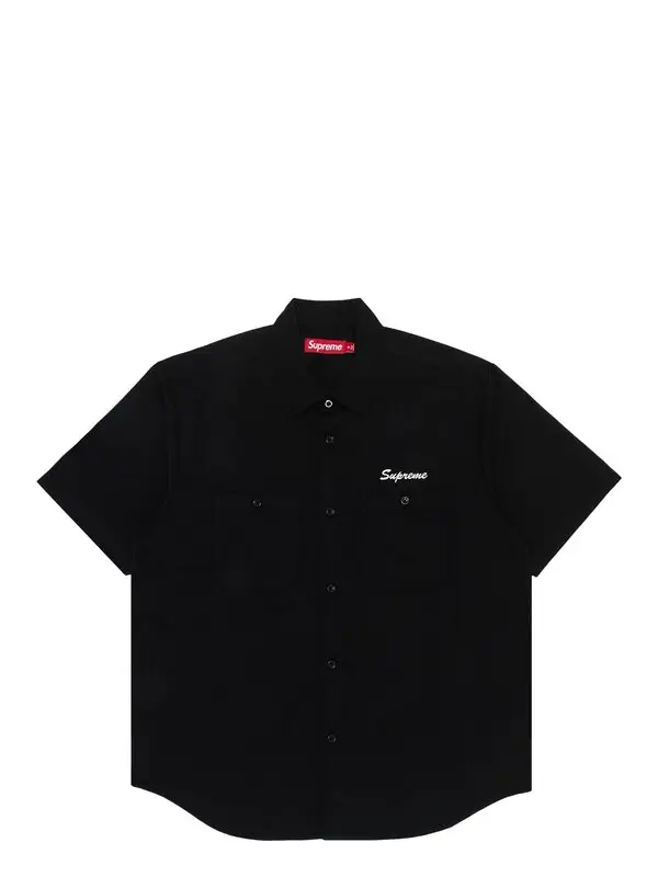 Supreme Aoi Eyes Short-sleeve Work Shirt - Black