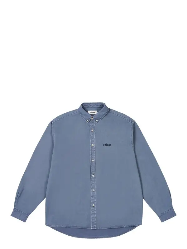 PALACE Oxford Shirt 'navy - Blue