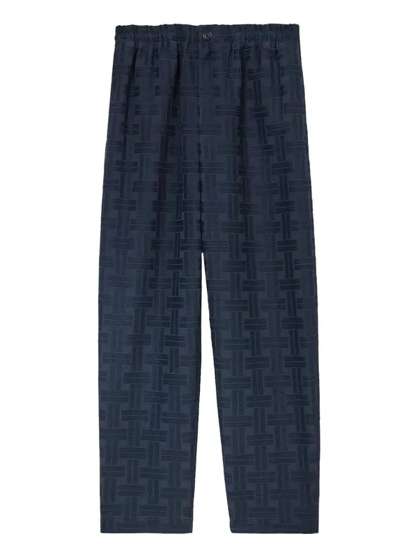Kenzo Weave Jogger Pants - Blue