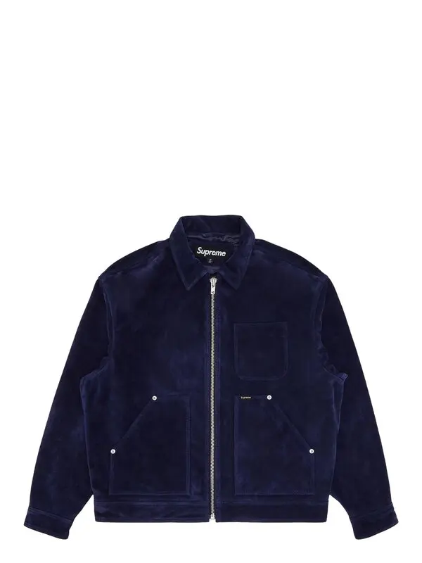 Supreme Suede Work Jacket - Blue