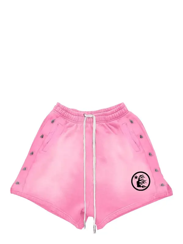 HELLSTAR Snap Shorts - Pink