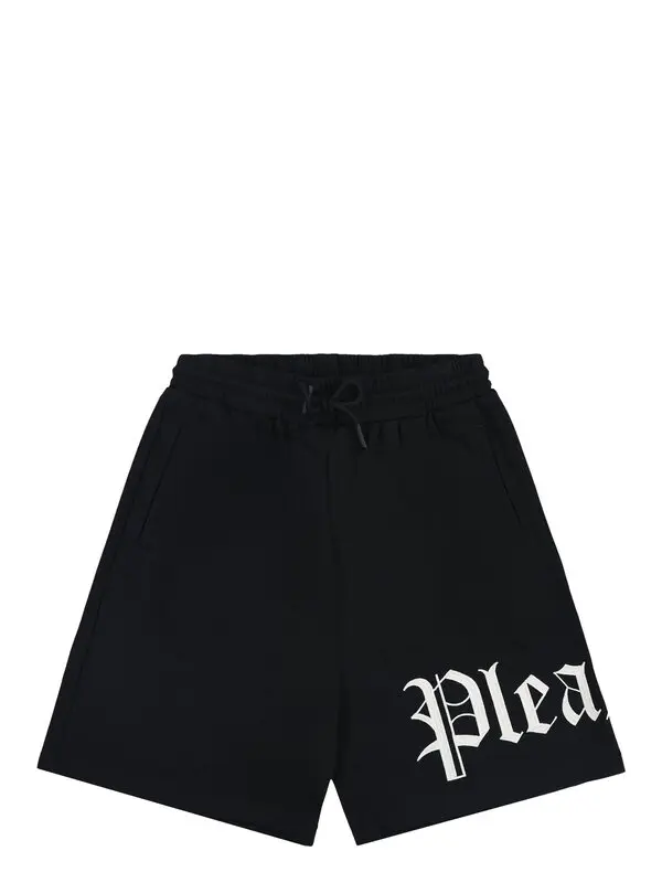 PLEASURES Oe Wide Shorts - Black