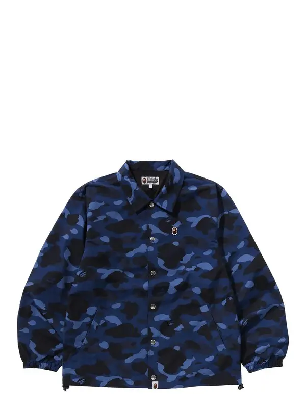 A BATHING APE Color Camo One Point Coach Jacket - Blue