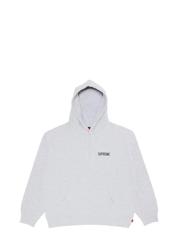 Supreme On God Hooded Sweatshirt - Grey