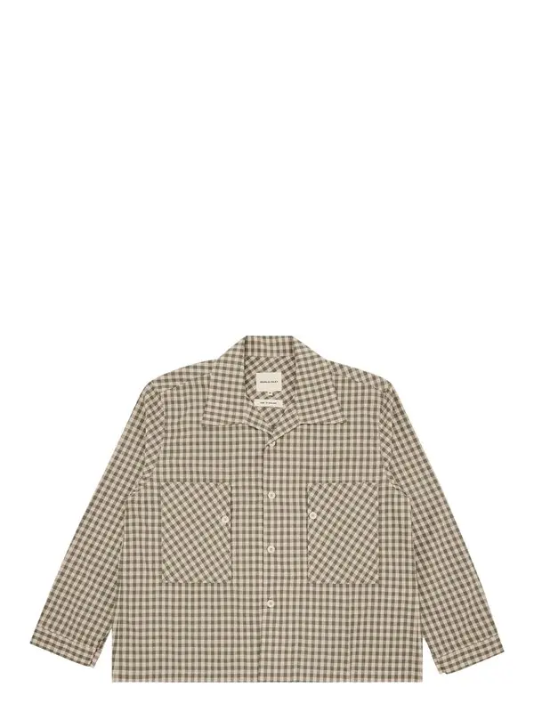 NICHOLAS DALEY Classic Two Pocket Shirt - Green