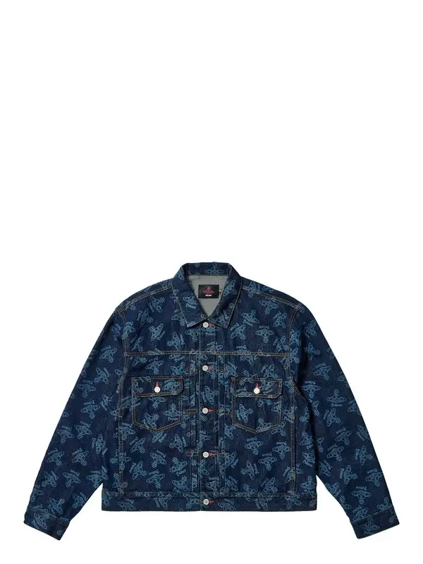 PALACE X Vivienne Westwood Denim Jacket - Blue