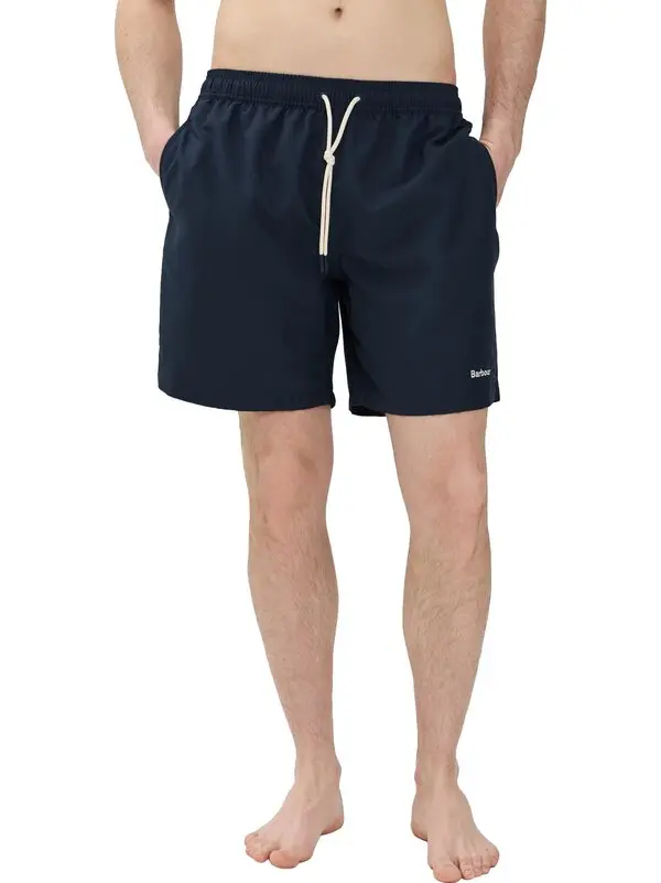 Barbour Staple Logo Swim Shorts - Navy