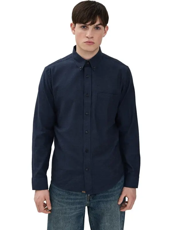 Billy Reid Tuscumbia Classic Shirt - Navy