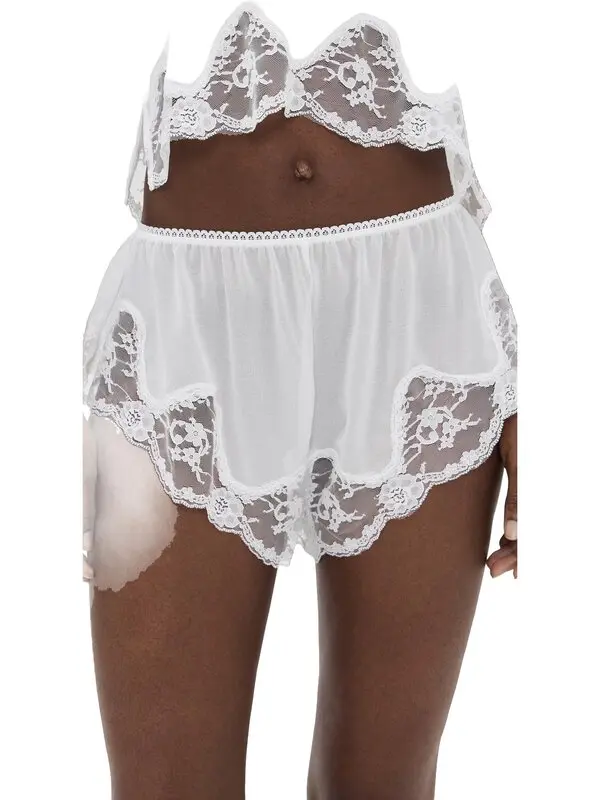 KAT THE LABEL Harley Shorts - Ivory