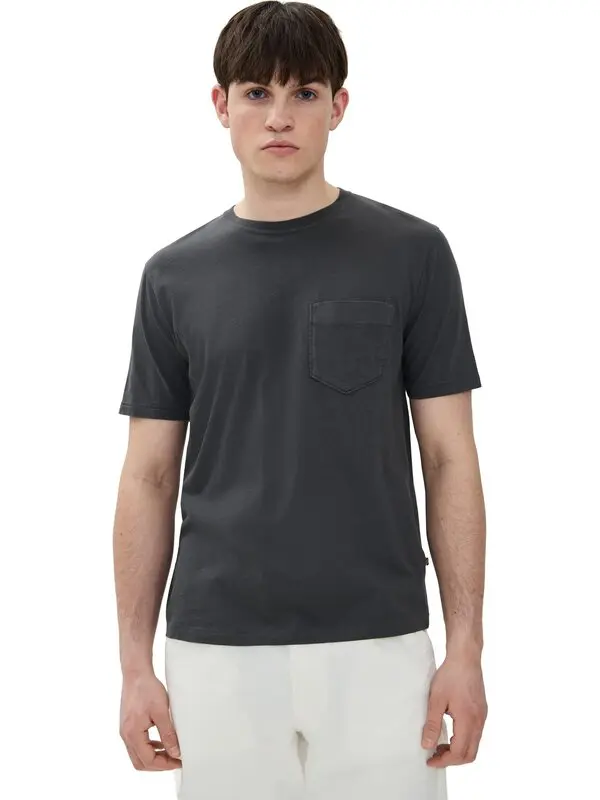 Billy Reid Washed Tee - Black