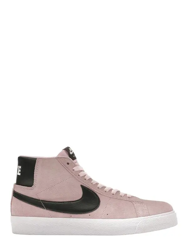 Nike Sb Zoom Blazer Mid Sneakers - Pink Foam/white/gum Yellow