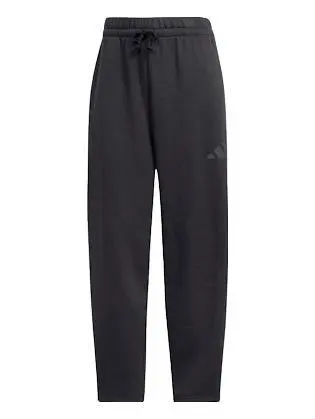 Adidas Essentials Contemporary Logo Fleece Barrel Pants - Black