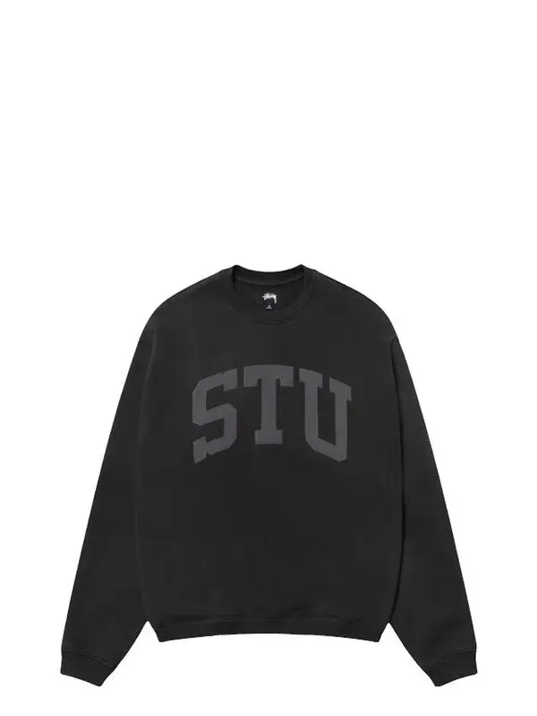 StÜssy Stu Relaxed Crewneck - Black