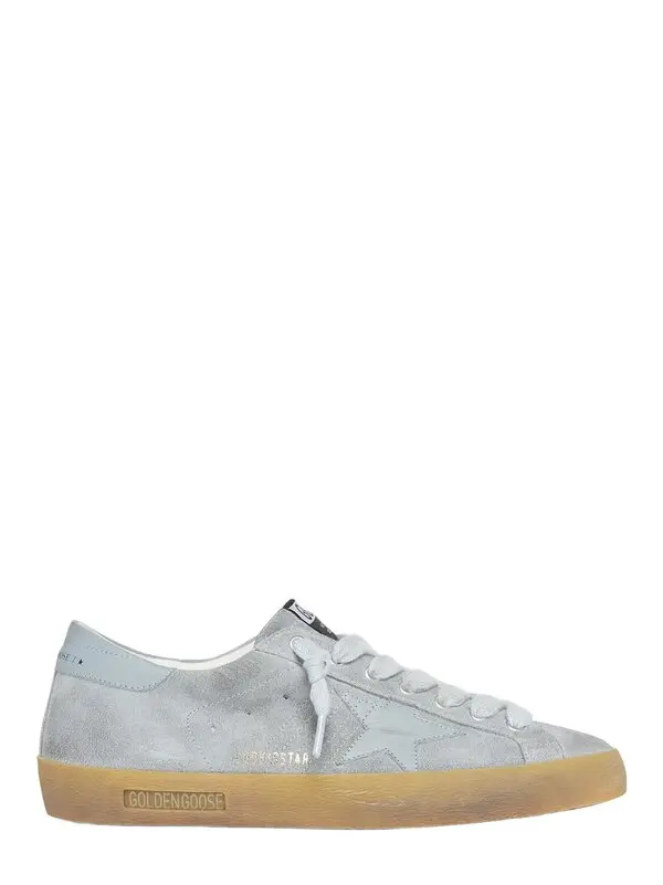 Golden Goose Super-star Suede Sneakers - Light Gray