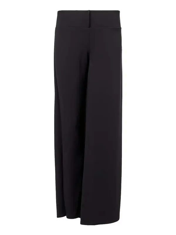 COURREGES Courrèges Infinity Draped Wide-leg Trousers - Black